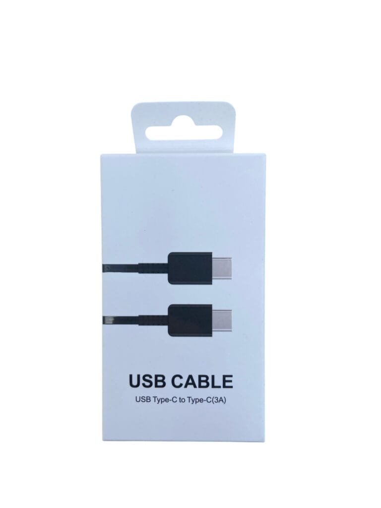 Cable De Carga Rápida USB C A C 1 M color Negro — Zadar